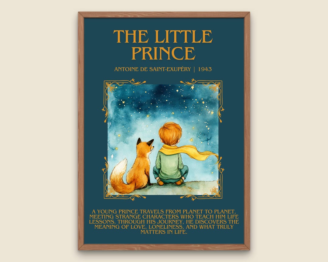 The Little Prince by Antoine De Saint-exupéry Descriptive, High Quality ...