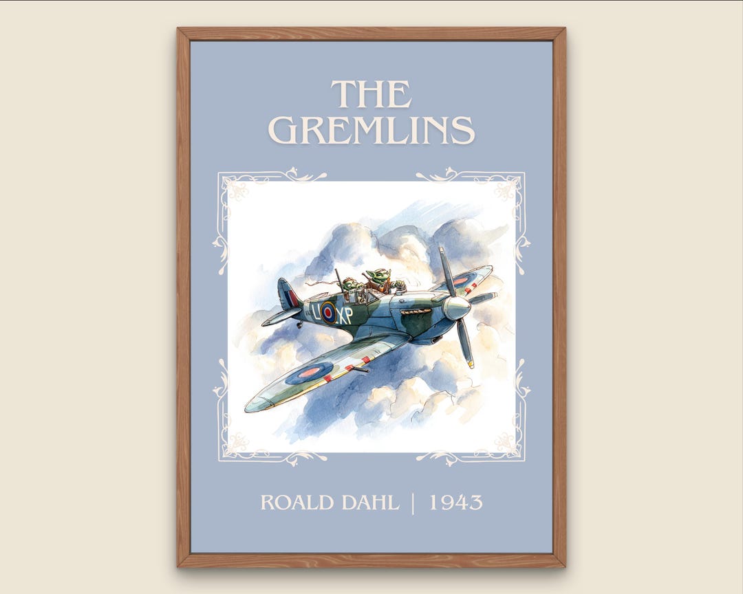 The Gremlins by Roald Dahl High Quality Poster Print. Free Delivery ...
