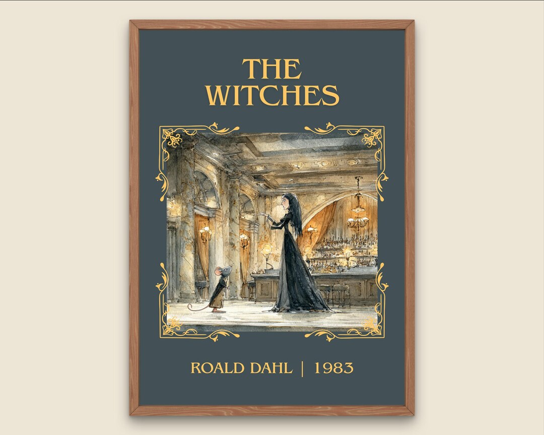 The Witches by Roald Dahl High Quality Poster Print. Free Delivery Wall ...