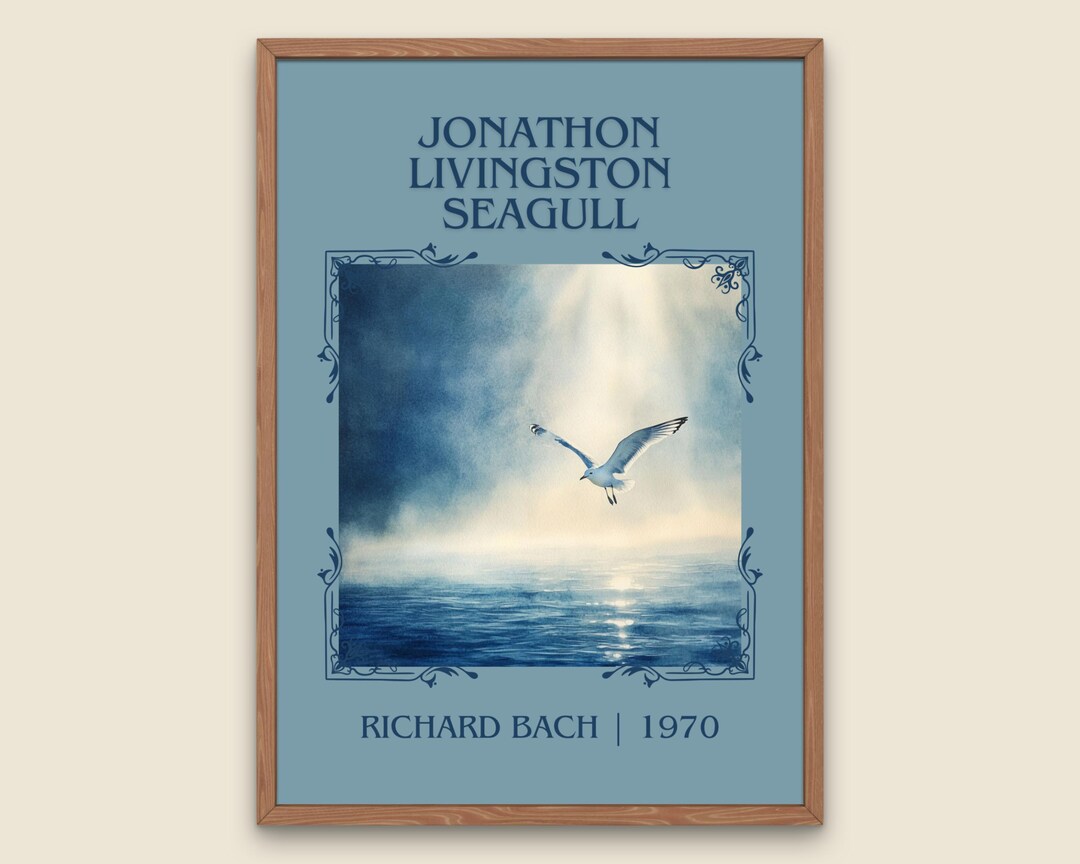 Jonathan Livingston Seagull by Richard Bach High Quality Poster Print ...