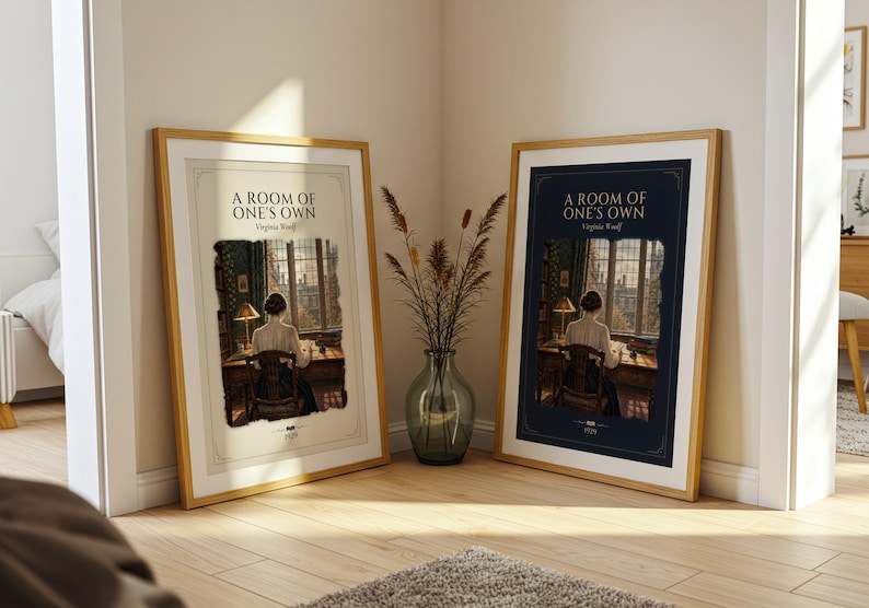 A Room of One's Own by Virginia Woolf Vintage Book Poster, Non-fiction ...