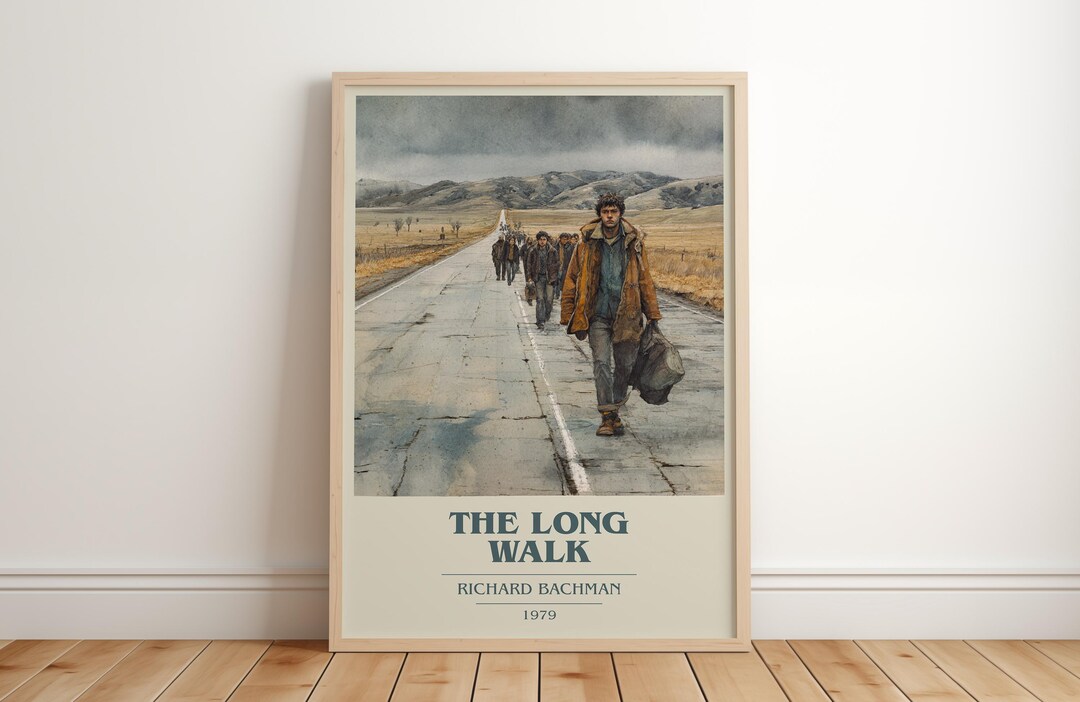 The Long Walk by Richard Bachman | Book Poster | Literary Art Gift for ...