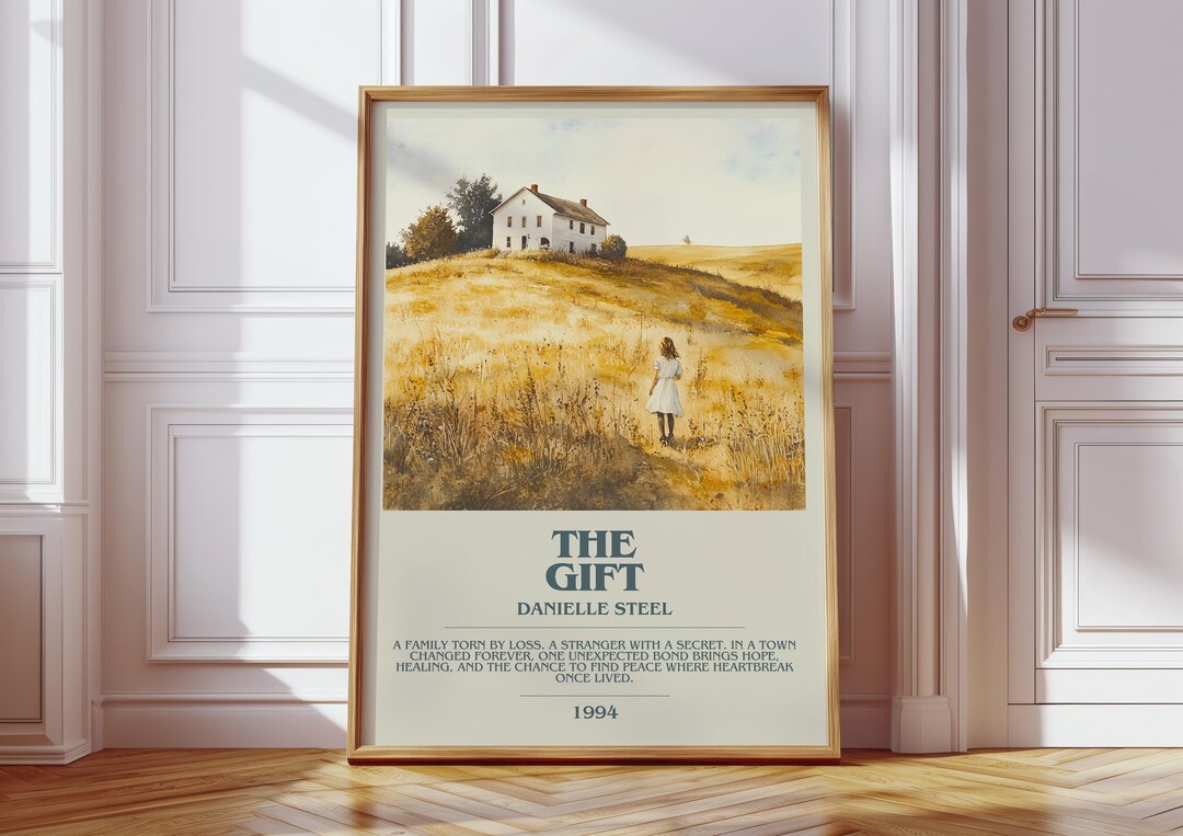 Theby Danielle Steel| Book Poster | Literary Art Gift for Book Lover ...
