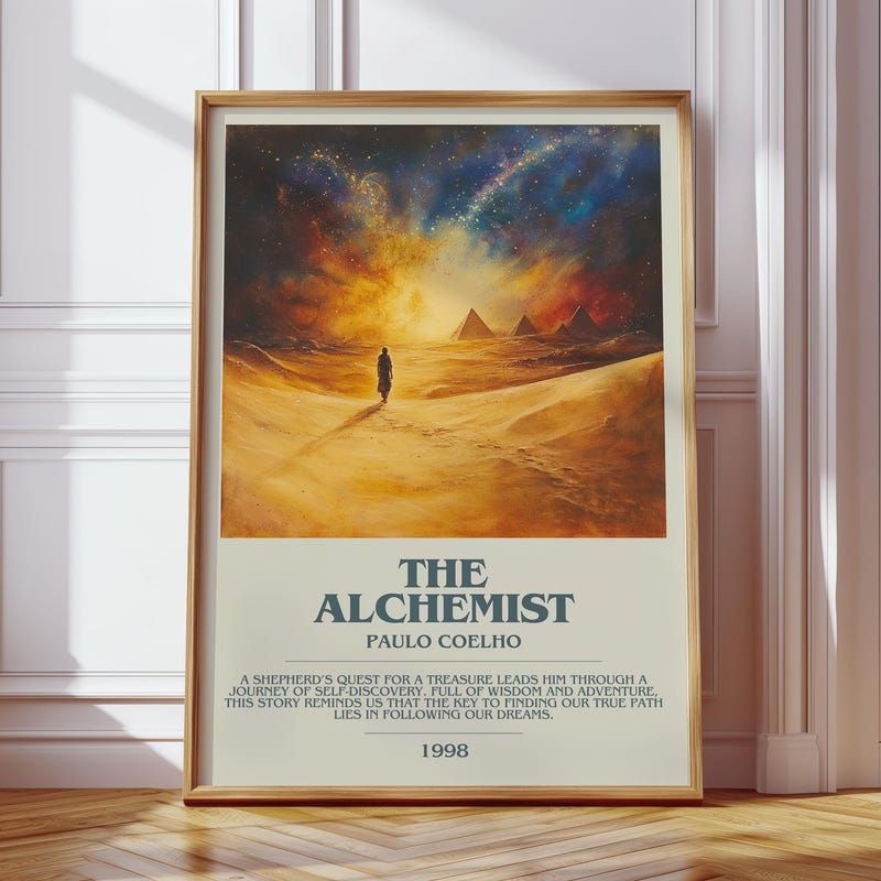 The Alchemist Wall Quote - Etsy UK