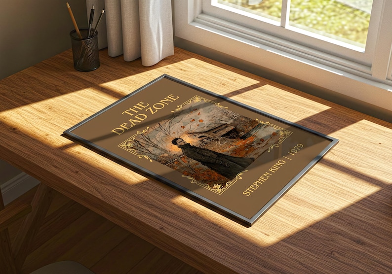 The Dead Zone by Stephen King | Book Poster | Literary Art Gift for ...