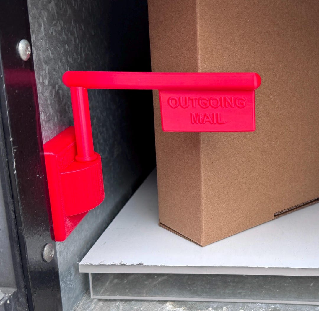 Magnetic Mailbox Flag | Hidden Outgoing Mail Indicator, Anti-theft - Etsy