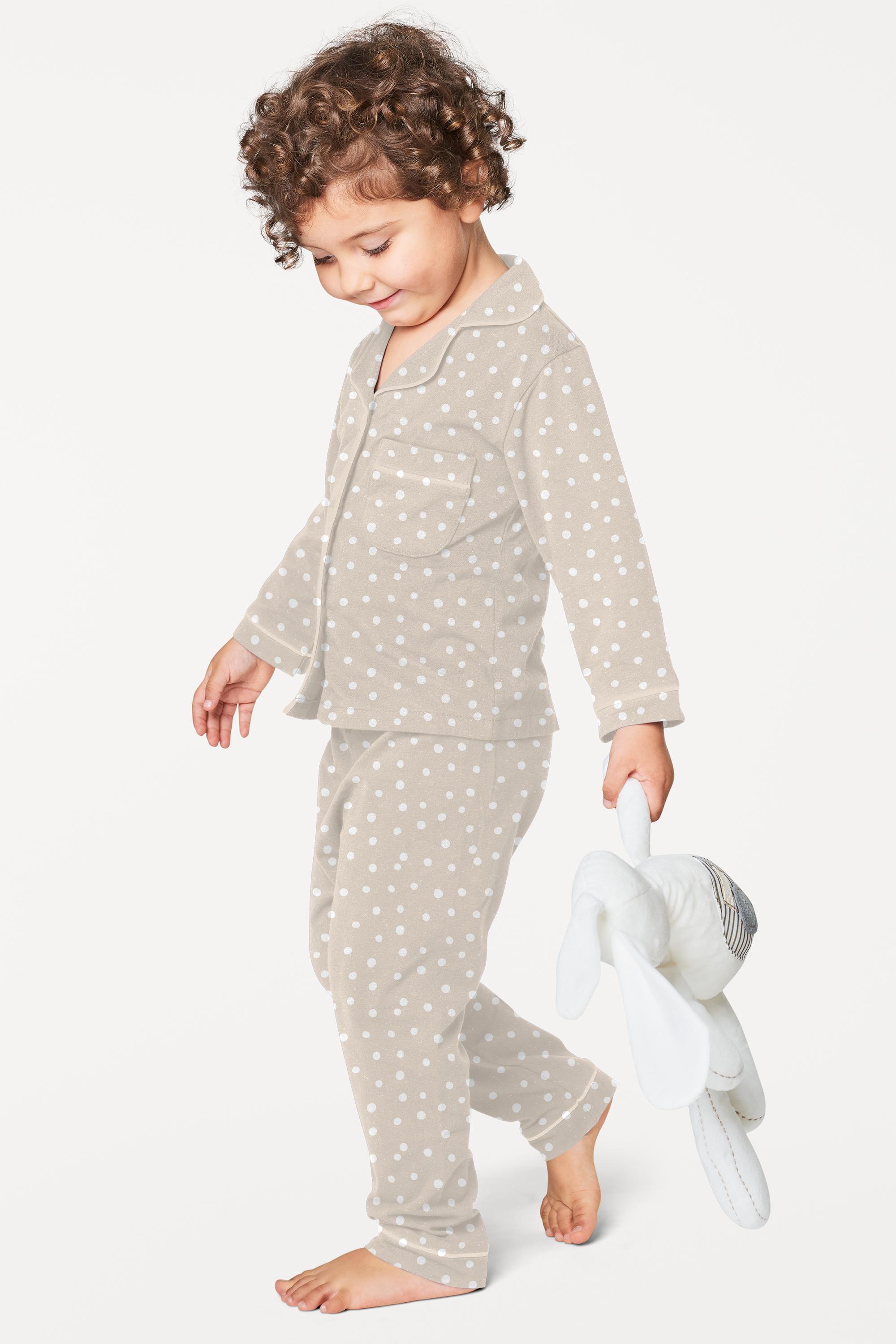 Minimalist Polka Dot Seamless Pattern – Soft Beige and White Digital ...