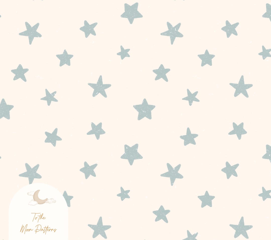 Rustic Star Seamless Pattern - Retro Red Stars Digital Paper - Vintage ...