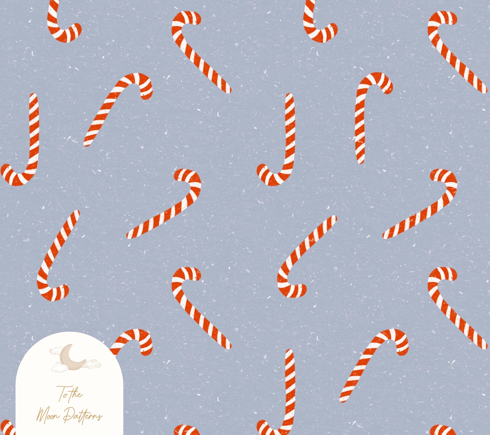 Christmas Candy Cane Digital Pattern - Festive Holiday Background for ...