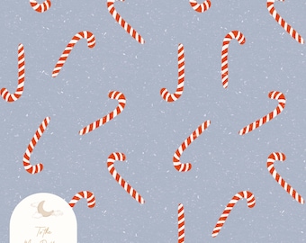 Christmas Candy Cane Digital Pattern - Festive Holiday Background for ...
