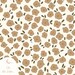 Rustic Floral Pattern - Neutral Beige and White Seamless Design for ...