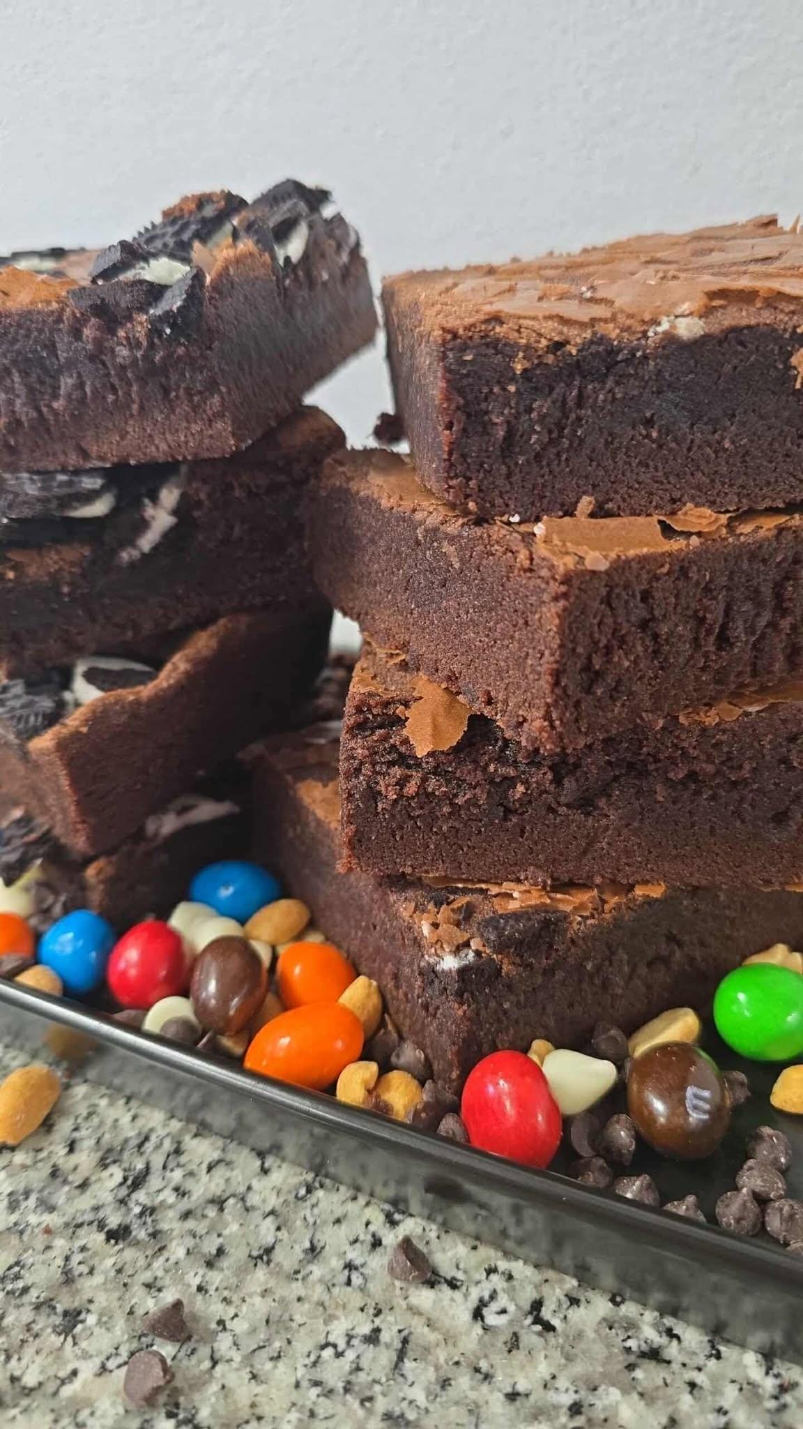 Fudge Brownies, Oreo Brownies, M&M Topped, Brownie Sampler, Choose Your ...