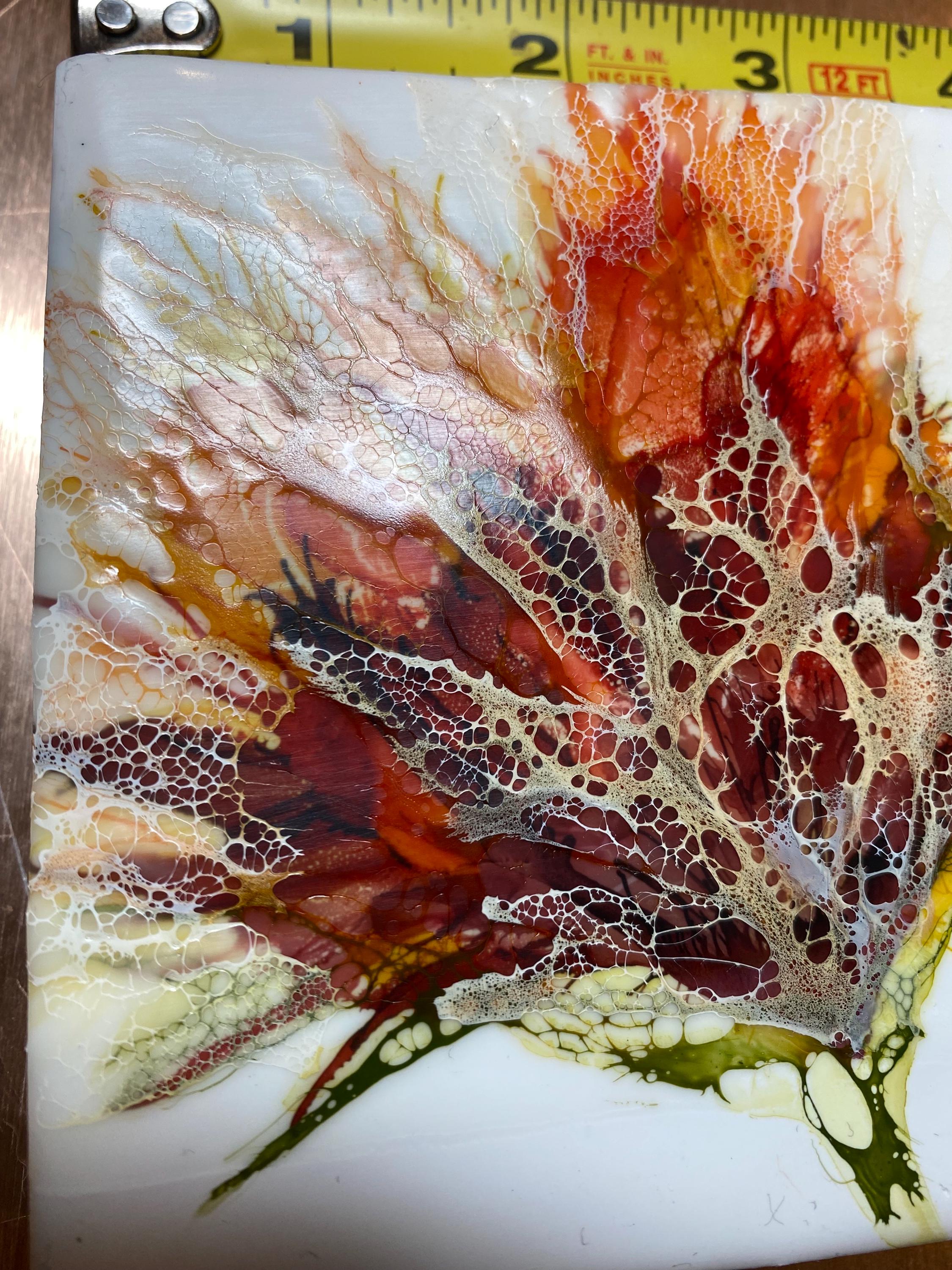 Handcrafted Floral Delights: Encaustic Art on Beeswax - Small Panels - Etsy