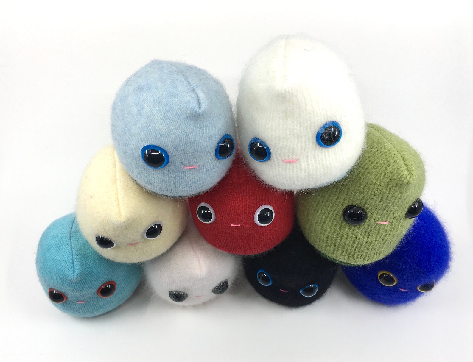 Plush monster stuffed animal cute puff monster tiny friendly | Etsy