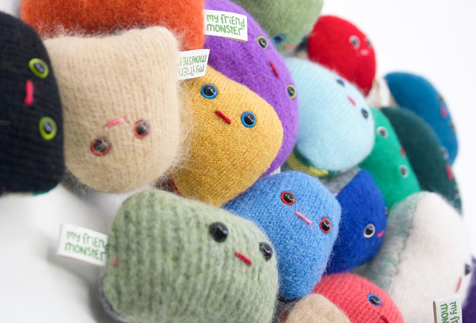 Micro Monsters SET OF 3 Tiny Plush Sweater Monsters Stuffed | Etsy