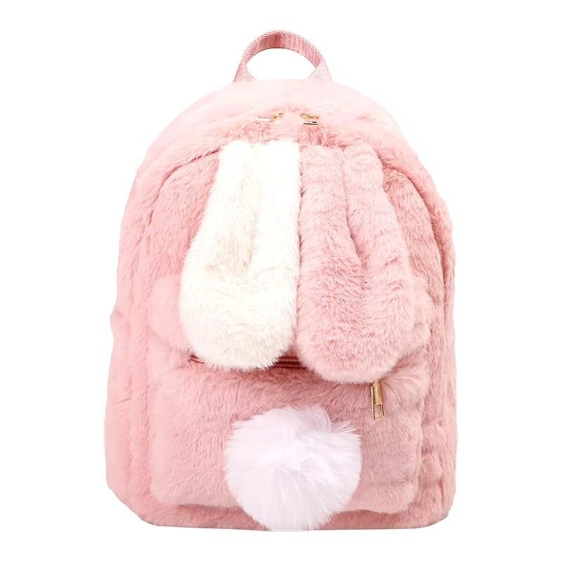 Personalized Plush Backpack for Women, Cute Bunny Ear Fall and Winter ...
