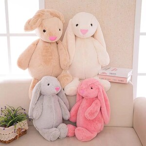 Personalized Embroidered Bunny With Baby Name, Custom Monogram Stuffed ...