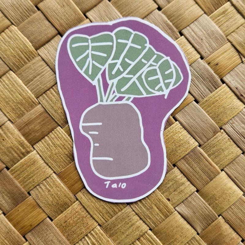 Taro Sticker - Etsy