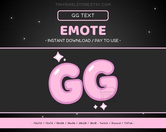 BAN Twitch Emote Reaction Text - Pink Pastel Text Discord Emote ...