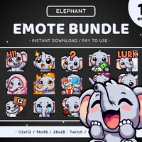 Animated Emote Cute Fancy Deer With the Cool Glasses - Cartoon Emote ...