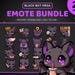 Bat Twitch Emote Bundle 25x - Discord Emote Pack, Cute Funny Animal ...