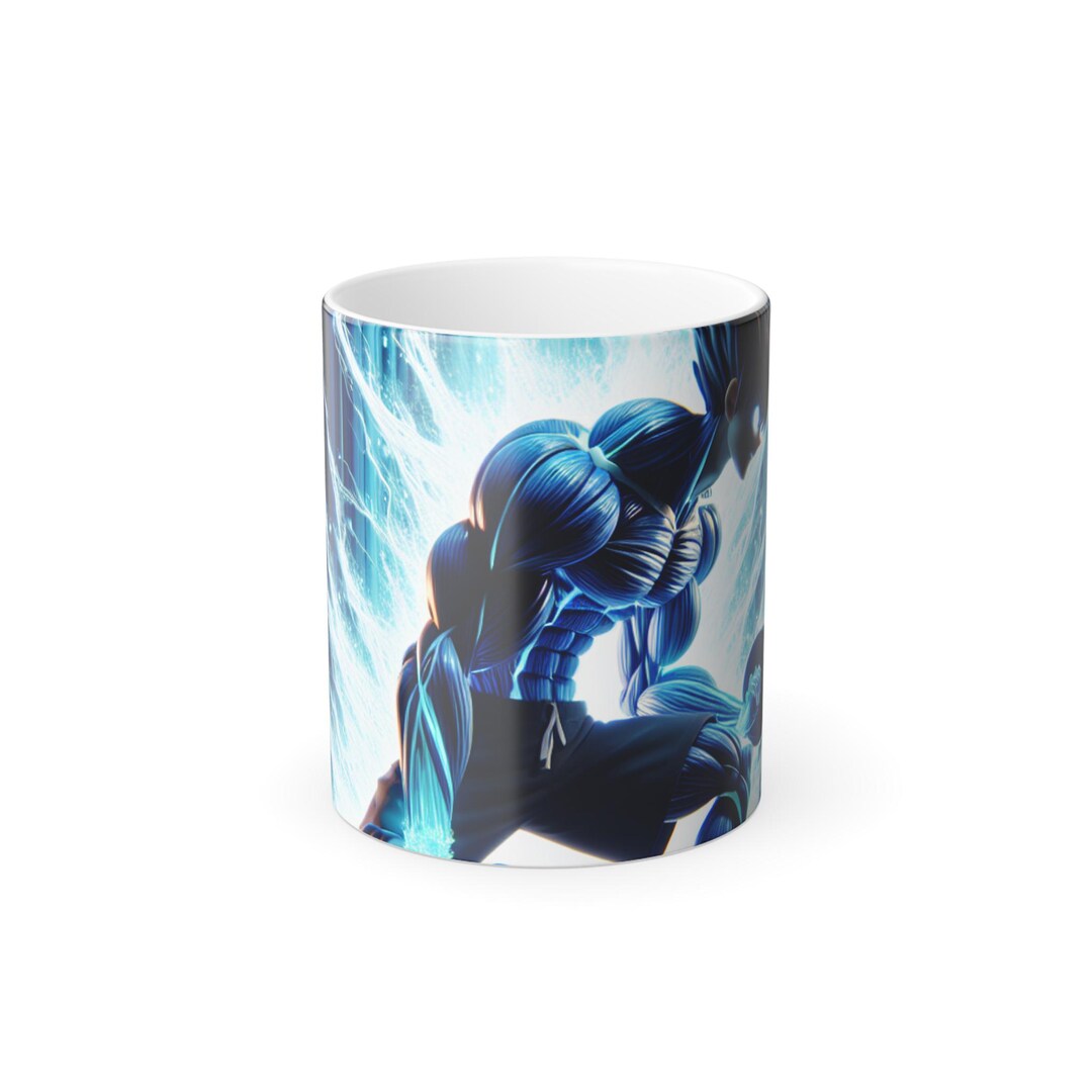 Anime Color Changing Mug: Energy Emission, Powers up - 11oz - Etsy