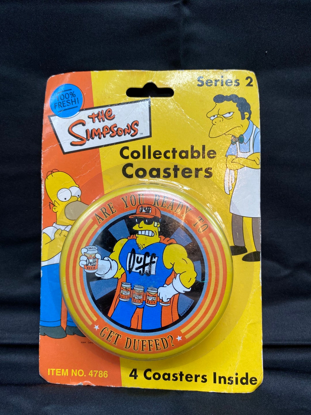 Rix Tins Simpsons Collectible Metal Coasters Series 2 Sealed in Package ...
