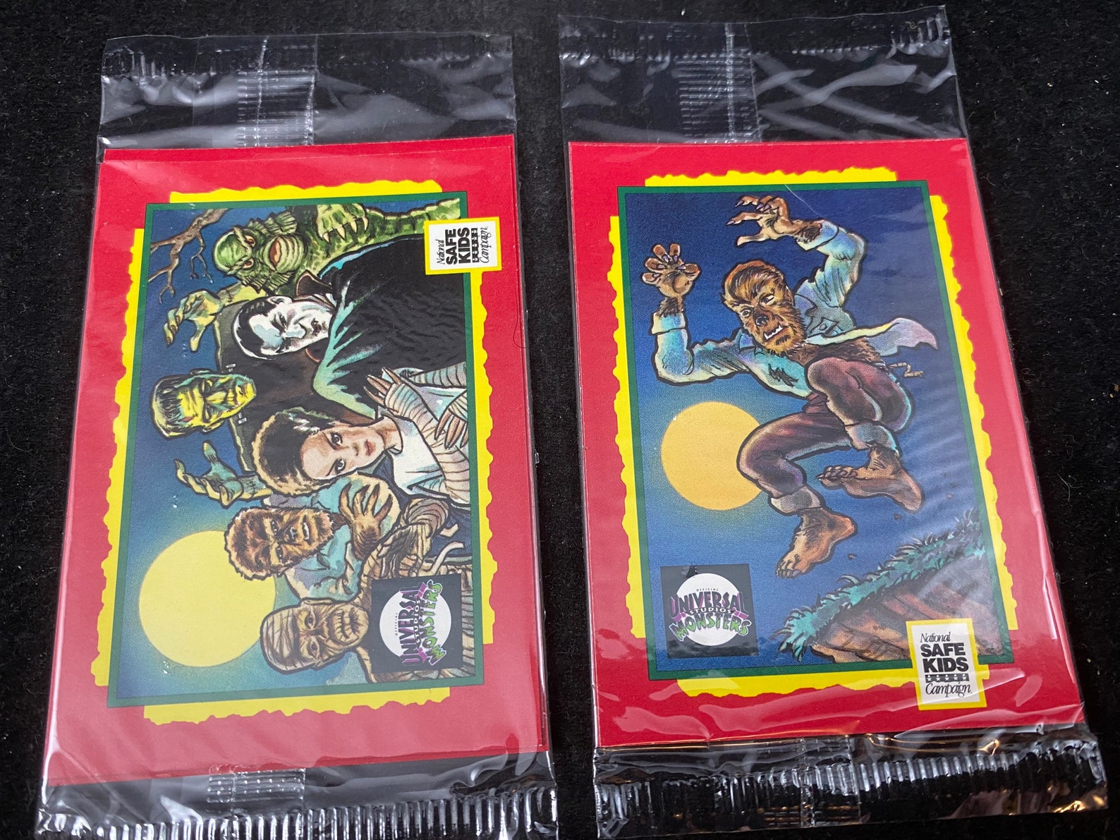 Impel Universal Monsters Trading Card Set of 6 Sealed in Cello - Etsy