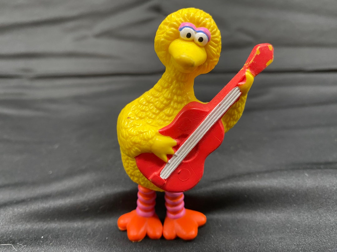 Tara Toy Sesame Street PVC Figure Big Bird Playing Guitar 1982 - Etsy