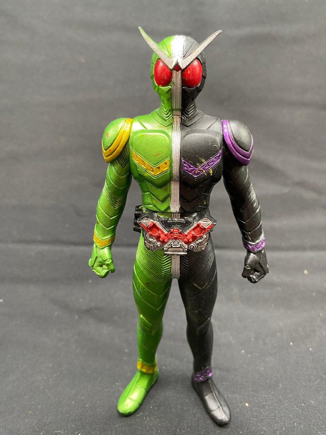 Bandai Kamen Rider W double Kamen Rider Double Soft Vinyl Figure 2000s ...