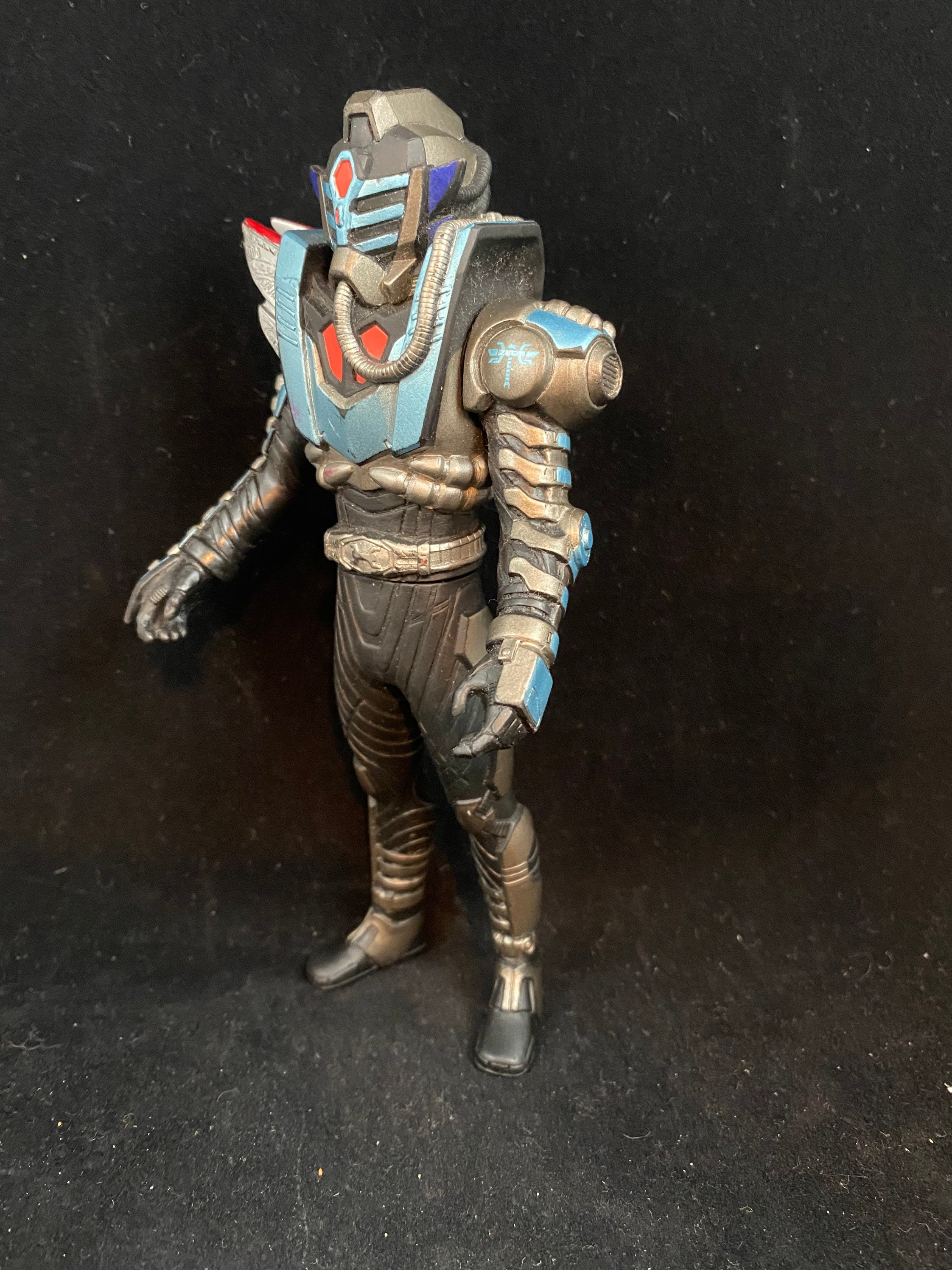 Toys 2000s Kamen Rider Drake Masked Form Soft Vinyl figure Bandai Kamen ...