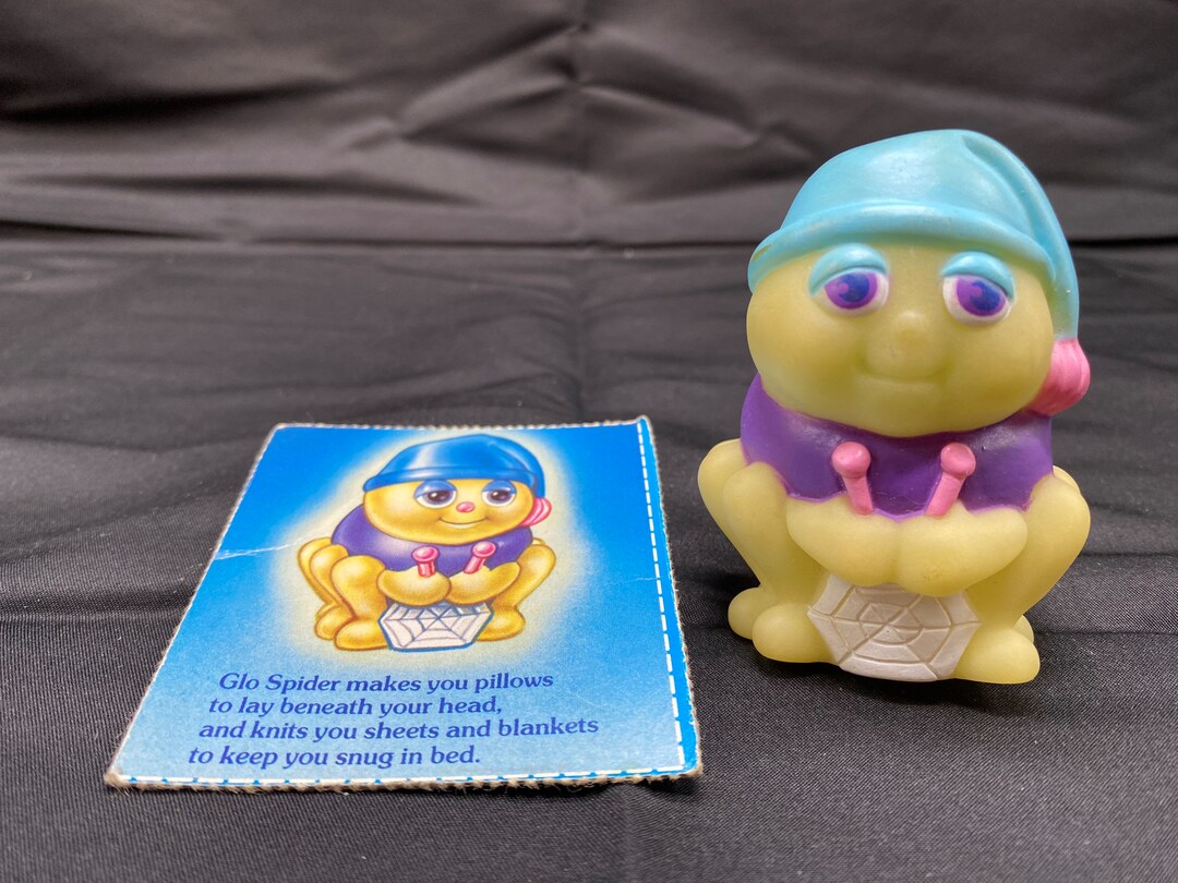 Hasbro/playskool Glo-worm Glo-friends Glo-spider W/card Loose - Etsy