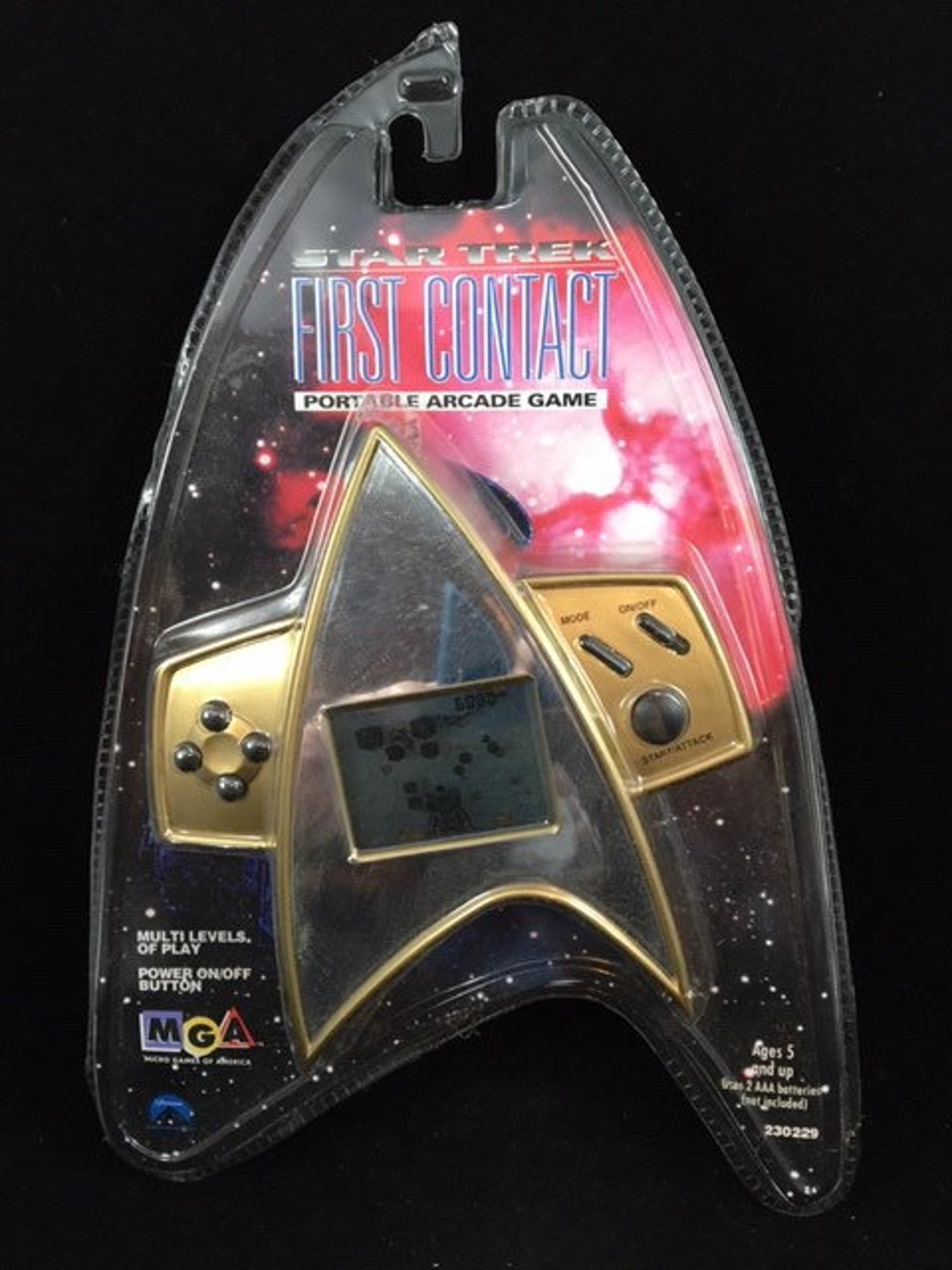 MGA Star Trek First Contact Portable Arcade Game MIP 1996 | Etsy