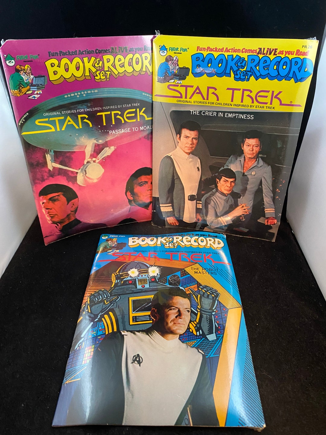 Peter Pan/power Records Star Trek Book and Record Set of Three - Etsy