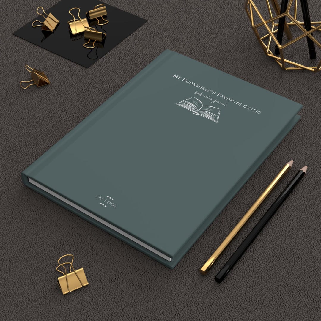 My Book Journal Personalized Reading Log Book Review Notebook Novel ...