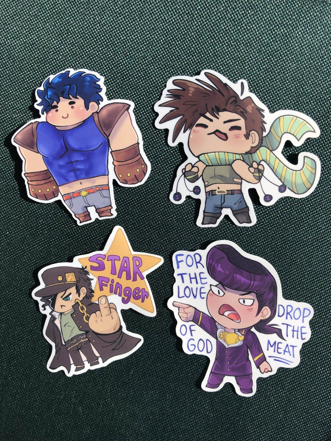 Joestars - JJBA Stickers - Etsy