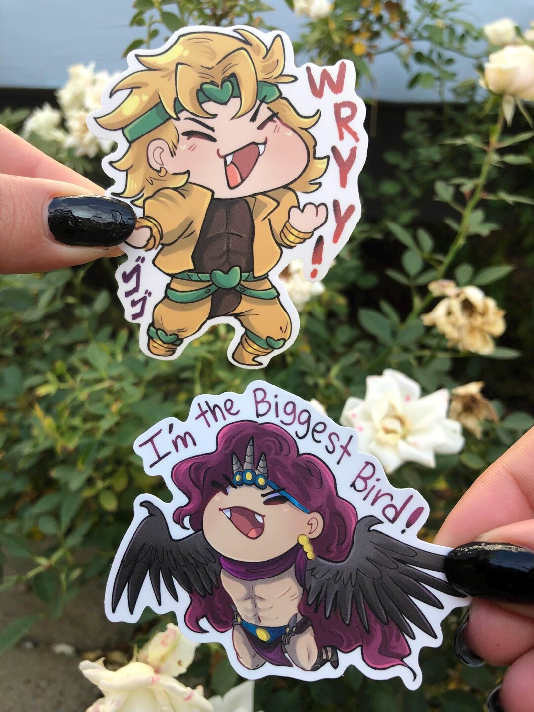 Dio & Kars - JJBA Stickers - Etsy