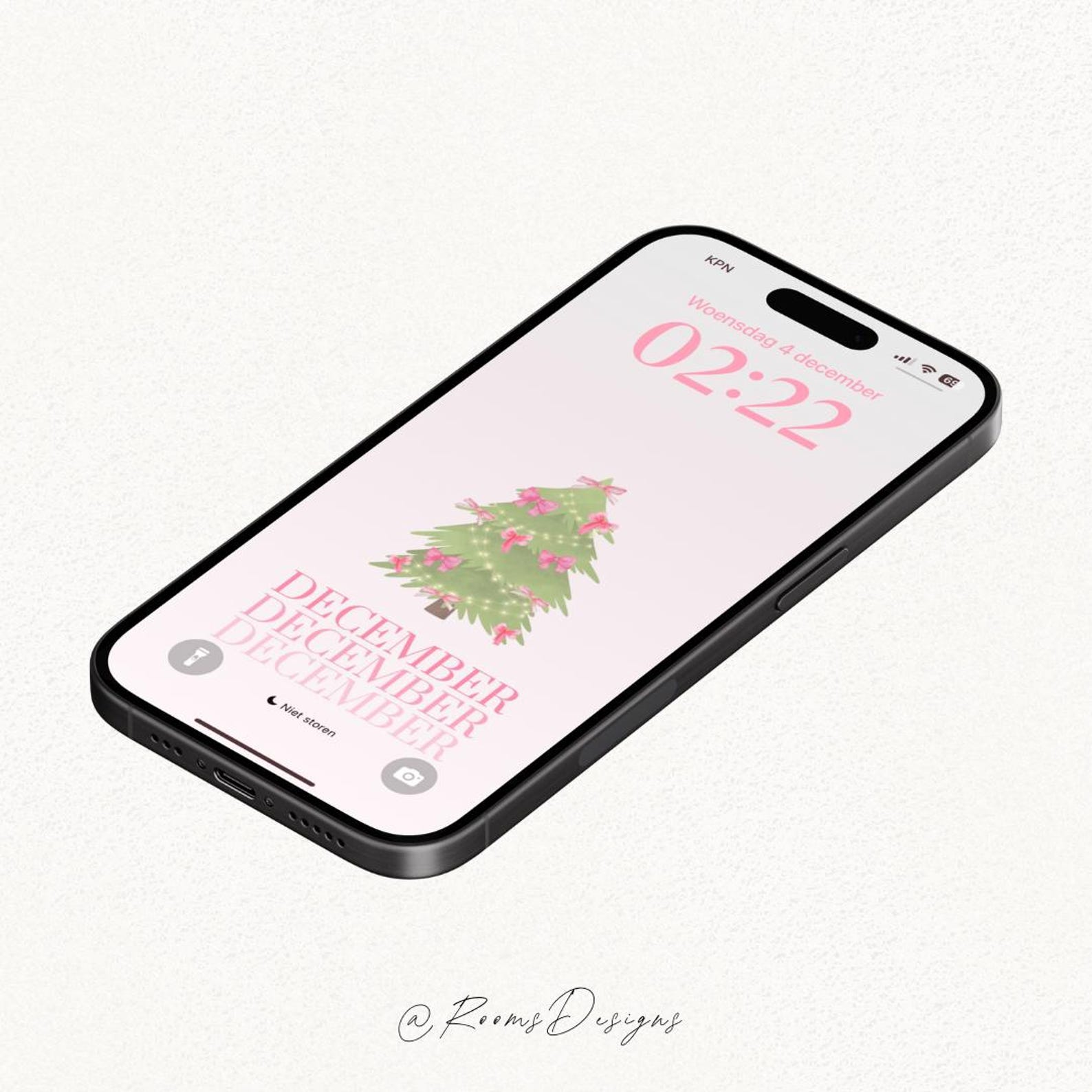 4x iPhone Wallpapers 'DECEMBER' - Etsy