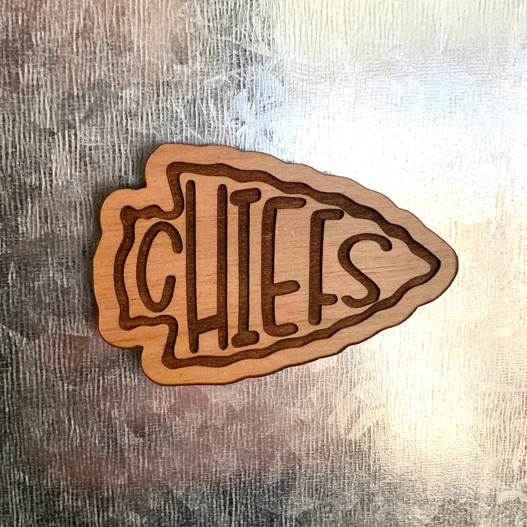 Kansas City Chiefs Football Wood Magnet | Great Gift Idea | Bulk ...