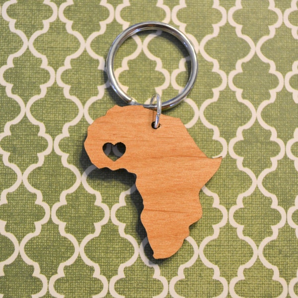 African Wood Ring - Etsy