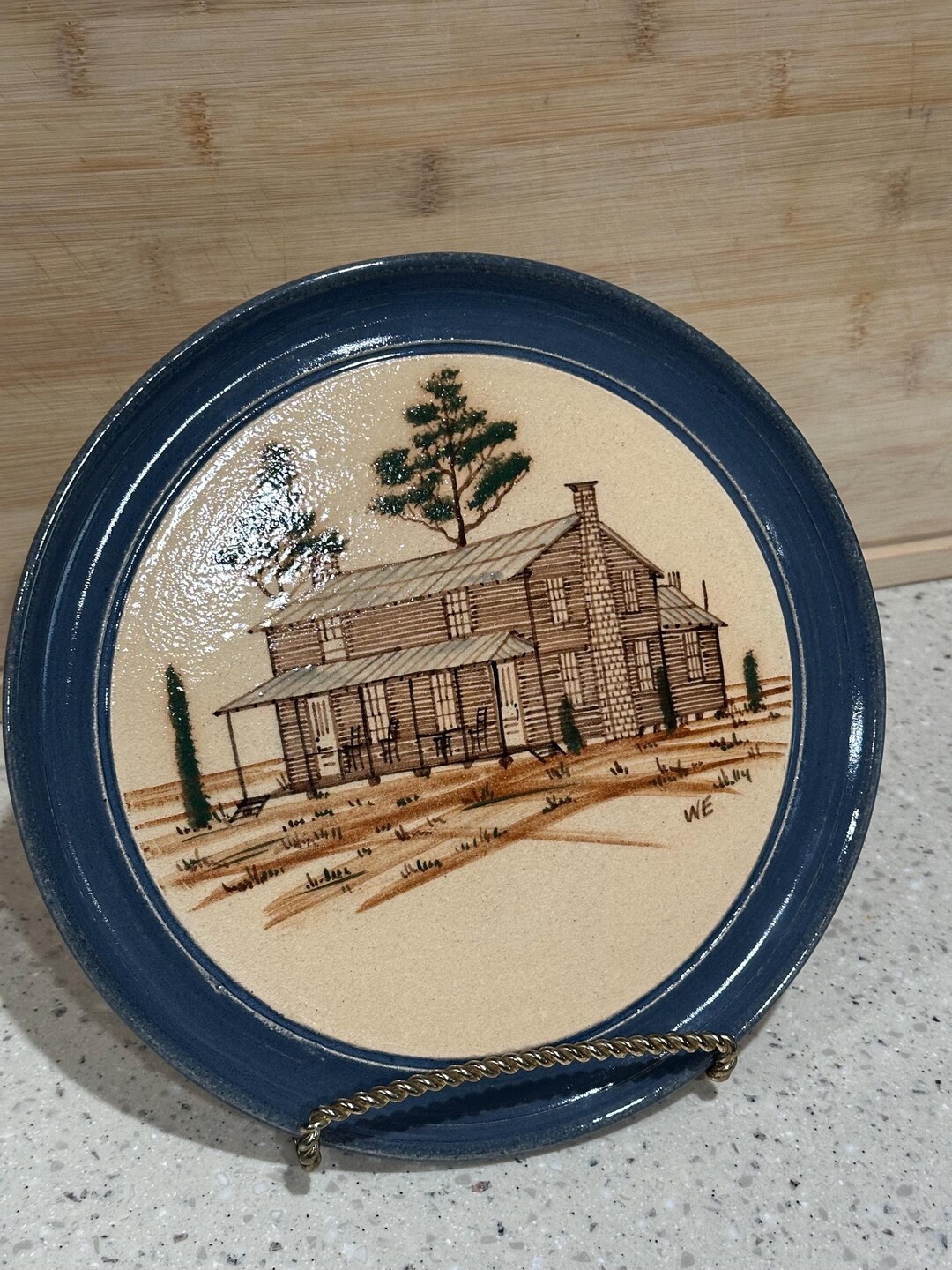 Winton Rosa Eugene Art Pottery Plate Vintage - Etsy