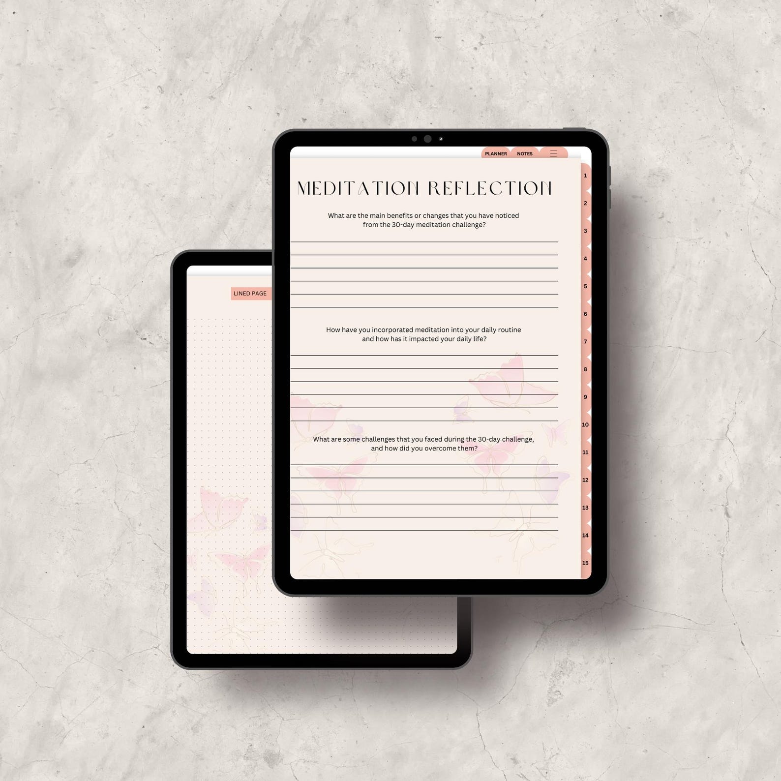 Digital Meditation Journal, Mindfulness & Self-reflection, Daily ...