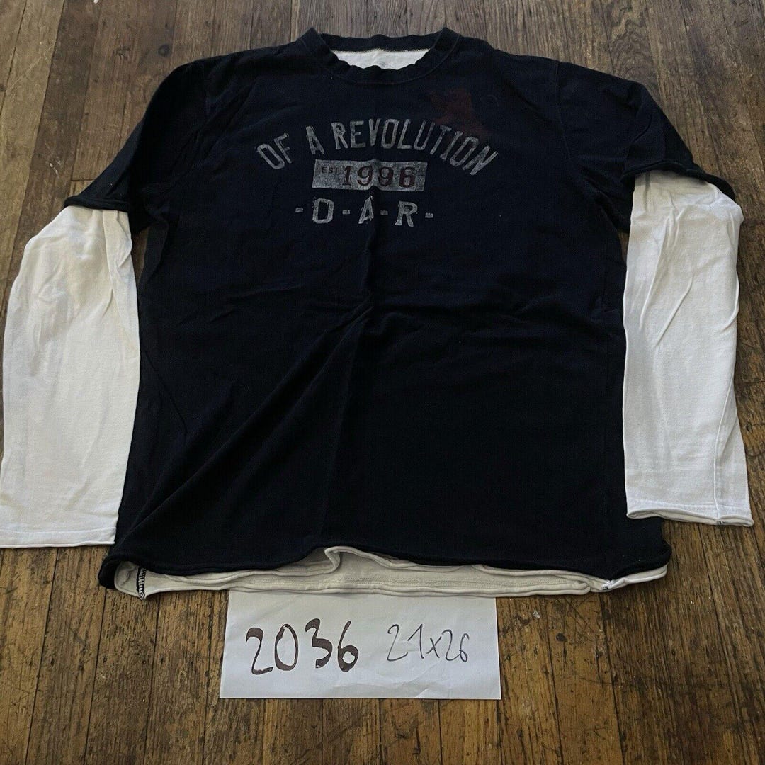 Oar Band T Shirt of A Revolution Long Sleeve Size Large - Etsy