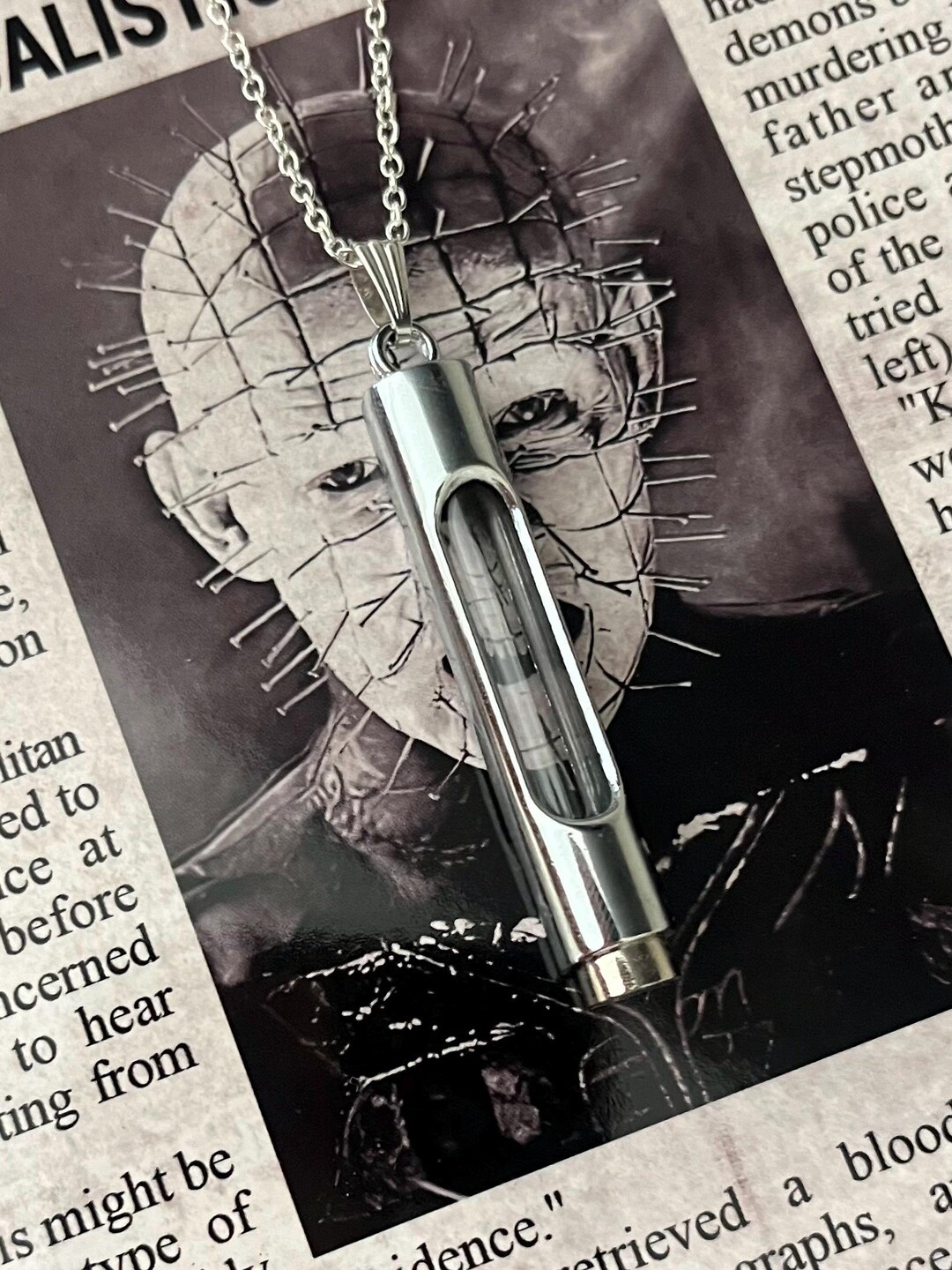 Vial Pendant Necklace, Fillable Locket, Ashes, Vial, Urn, Couples ...