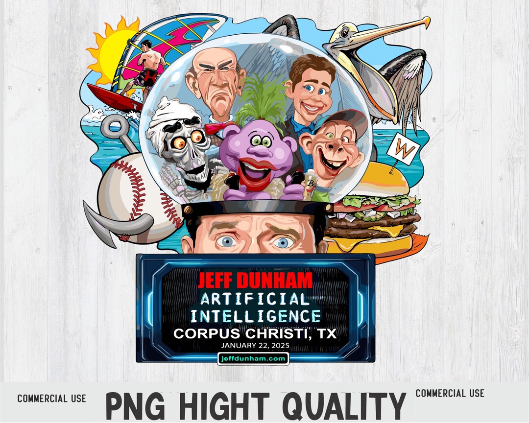Jeff Dunham Png, Corpus Christi 2025 Png - Etsy