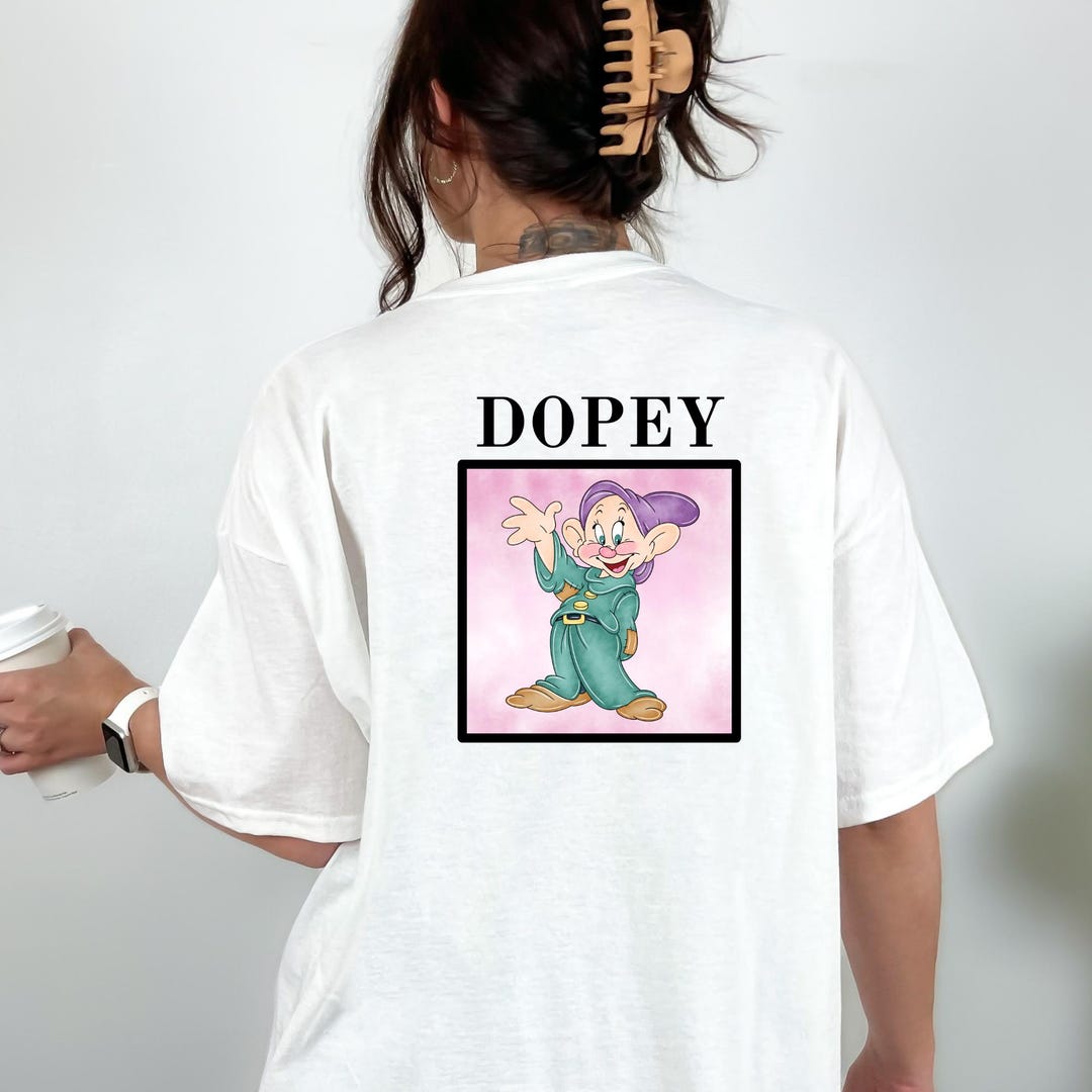 Adult Dopey Shirt, Plus Size Dopey Shirt, Adult Seven Dwarfs Shirt ...