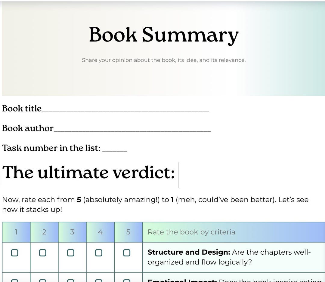 12 Nonfiction Books Reading Challenge + A Handy Printable Template for ...