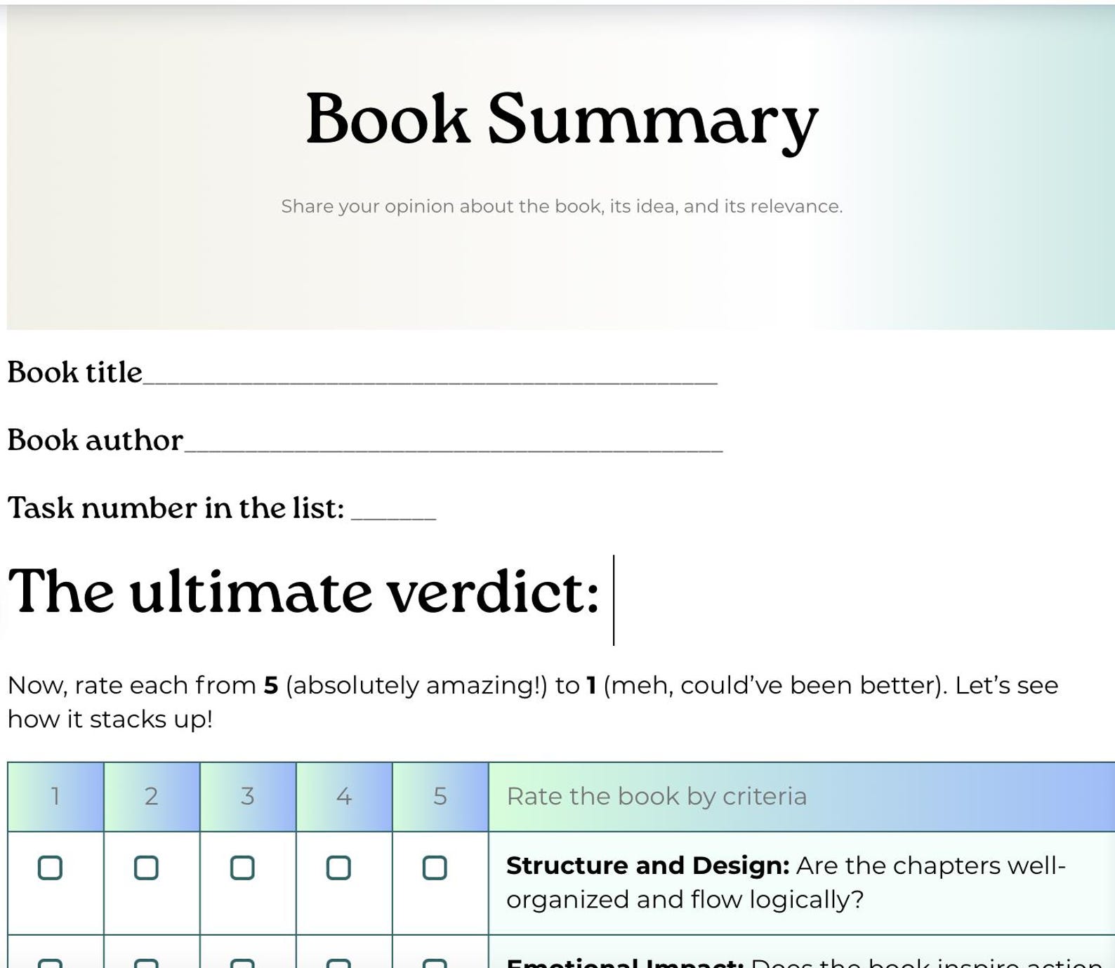 12 Nonfiction Books Reading Challenge + A Handy Printable Template for ...