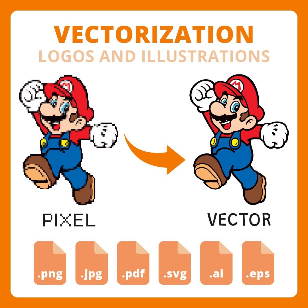 Vectorization of Pixelated Logos, Icons, or Graphics Into High ...