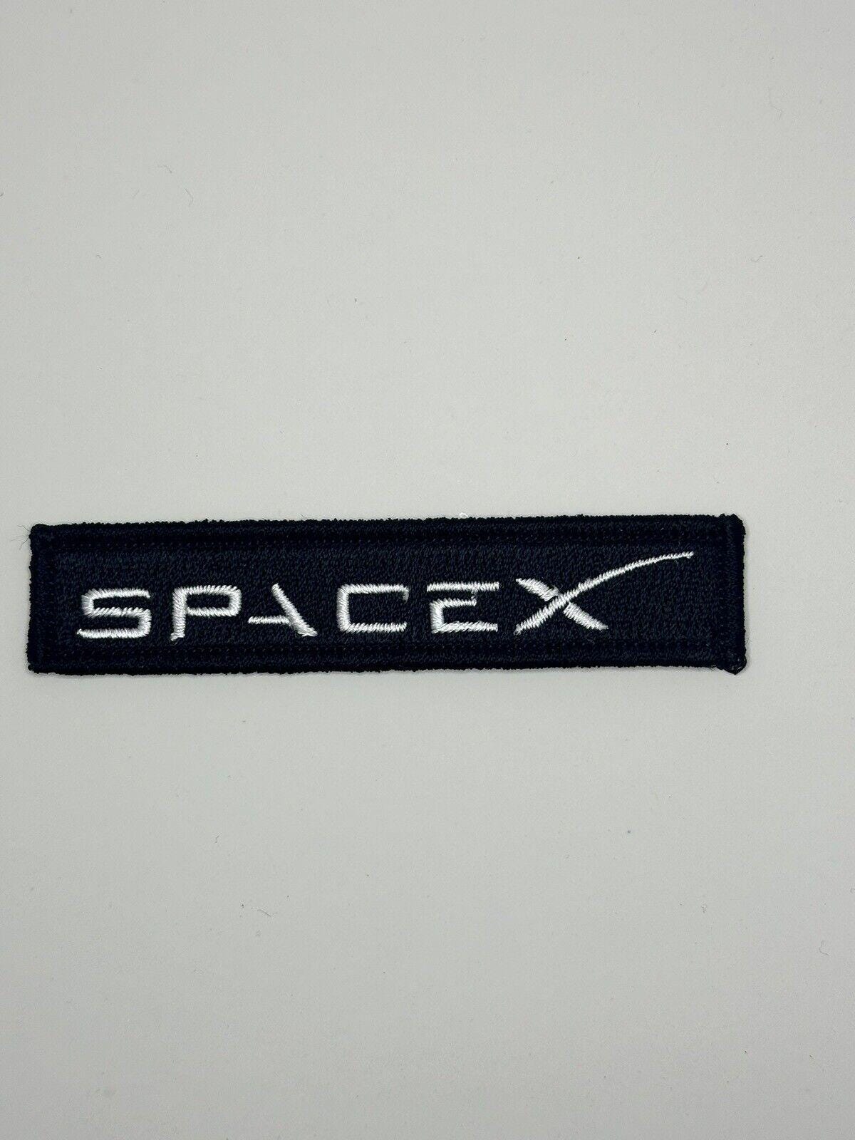 Original Spacex Missions Black Logo Patch Nasa 3” Long Iron On/sew On ...
